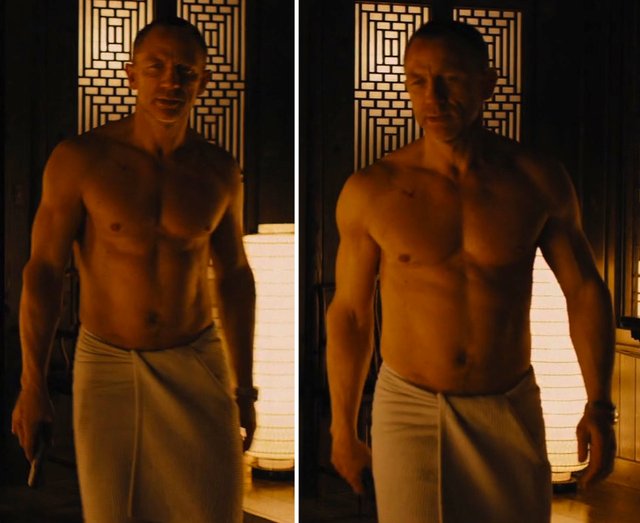 Daniel Craig Skyfall Pool